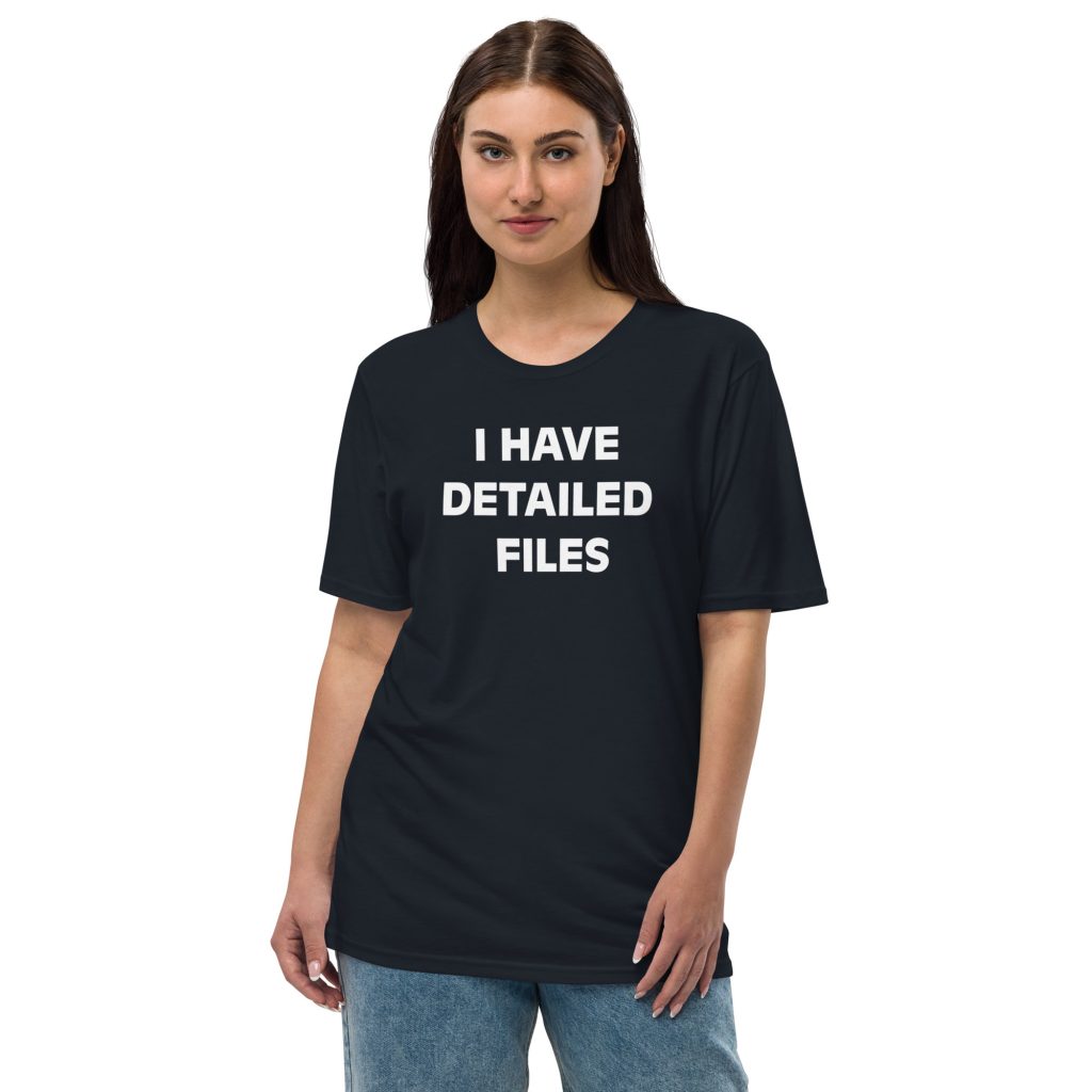 Terminator 2 "I have detailed files" tshirt - Piss Blanket